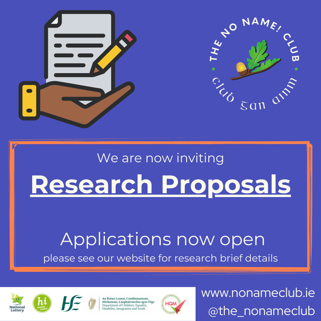 Research Proposals welcome - No Name Club